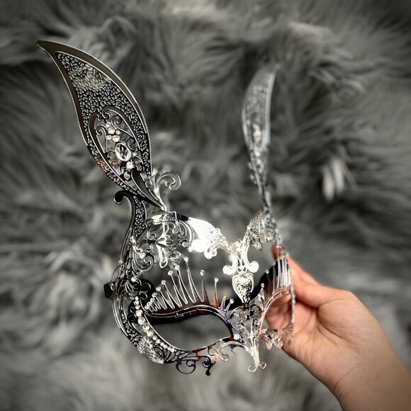 Masque Party | Accessories | Bunny Masquerade Mask Venetian Laser Cut ...